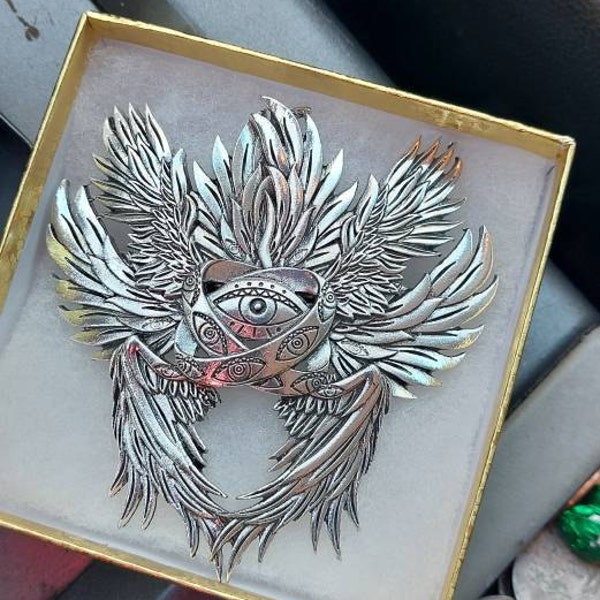 Biblically Accurate Angel, French Barrette, Angel Barette, Witch Gift ...