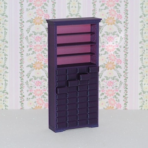 Miniature Writing Desk and Chair, With Working Drawers and Doors ...