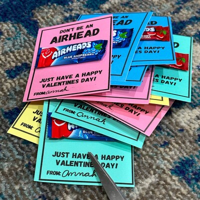 Candy Funny Valentine Cards for Kids, Valentine Printable Kids ...