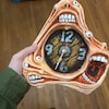 3 Headed Triangle Wall Clock - Etsy