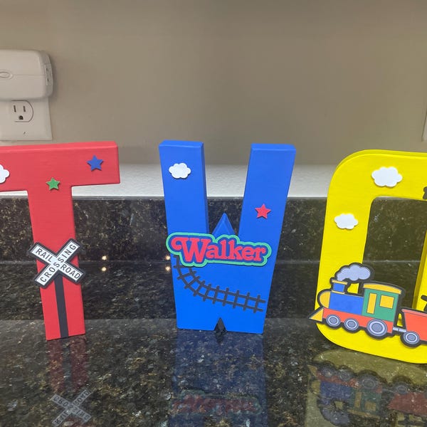 3 REX Birthday Letters, 3 Rex Birthday Centerpiece, 3 REX Birthday ...