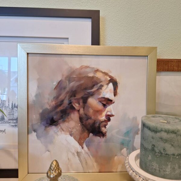 Jesus ART PRINT - in Humility Our Savior by Jay Bryant Ward | Jesus ...