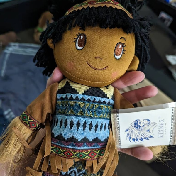 14" Native American Indian Plush Rag Doll -DF14003 Nizhoni - Etsy