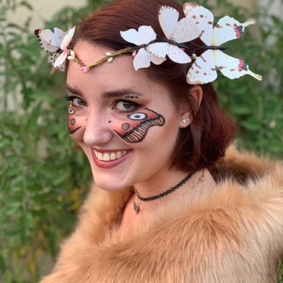 Mermaid Avatar Crown Tiara Headband Sea Shell Rhinestone Pearl Fantasy ...