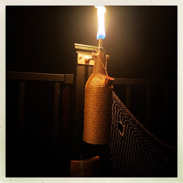 Large Copper Tiki Torch Cap Snuffer - Etsy