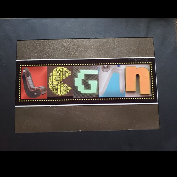 Video Gamer Sign, Video Name Sign for Gamer, Gamer Gift, Nerd Gift ...