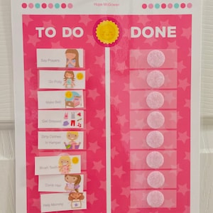 Chore Chart Reward Chart or Routine Chart Calendario de | Etsy