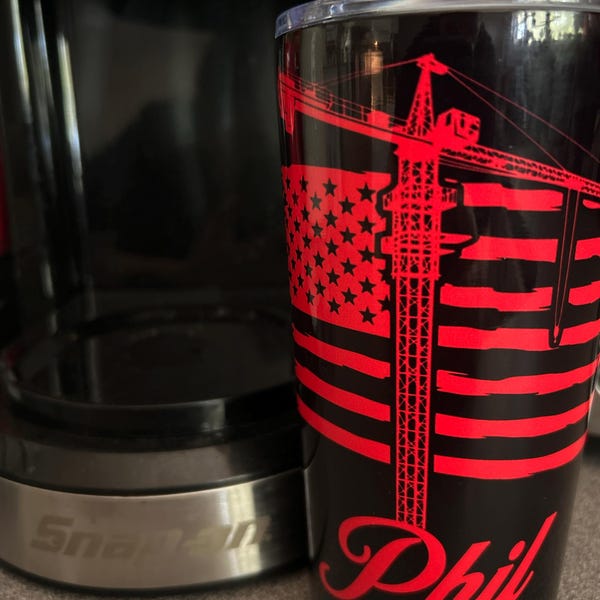 Crawler Crane Sticker | Crane Sticker | Crane Operator Sticker | Blue ...