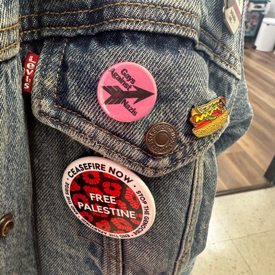4 Vintage Remake Political Button Badges Socialist Liberal Healthcare ...