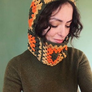 Colorful Knit Balaclava, Crochet Winter Balaclava, Knitted Ski Mask ...