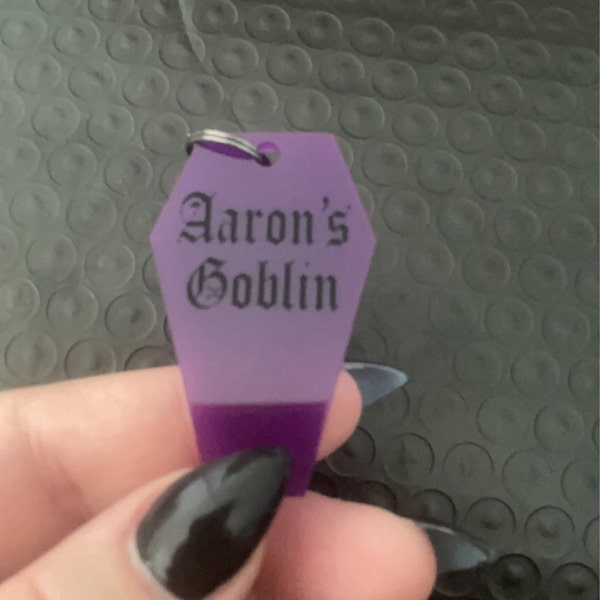 Gothic Coffin Pet or Human ID Tag Charm - Etsy