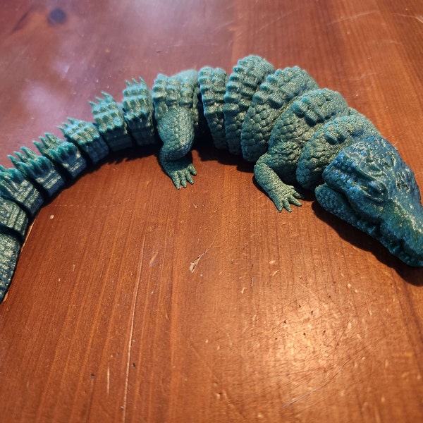 Giant Gator Flexi Articulated Alligator| Desk Toys | Valentine Gifts ...
