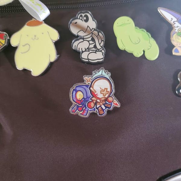 ULTRAKILL V1 and Gabriel Acrylic Pin, Ultrakill Charm, Backpack Decor ...