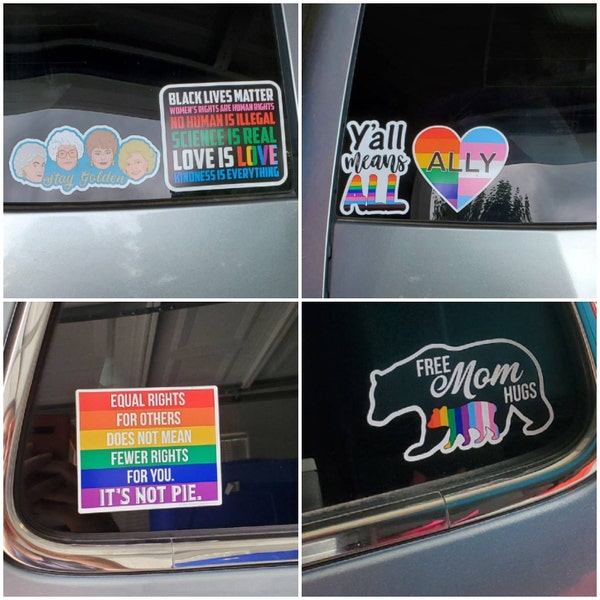 Equal Rights for Others (it's Not Pie) Vinyl Sticker - Etsy