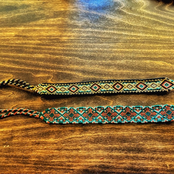 Boho Aztec Weave Friendship Bracelet for Women, Men, Handcrafted ...