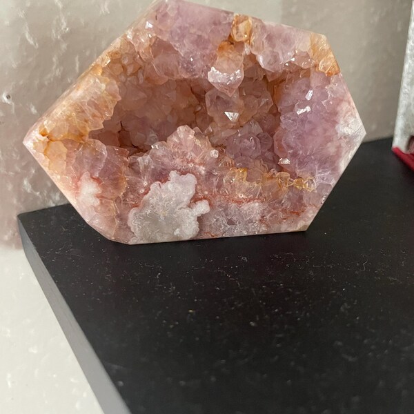 Hexagonal Poker Chip Blade Calcite on Goethite Matrix From Mapimi ...