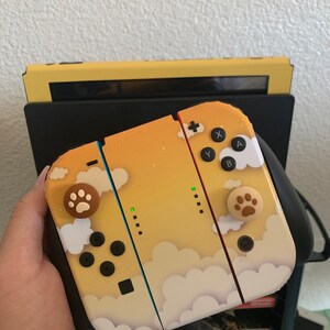 Yellow Clouds in the Sky Skin for the Nintendo Switch | Etsy