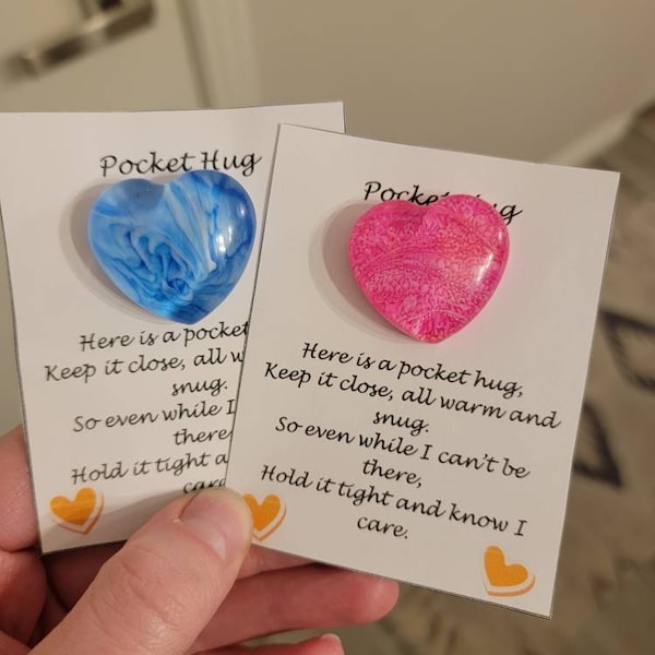 Pocket Hug, Heart Token for Mother's Day, World's Okayest Mom - Etsy