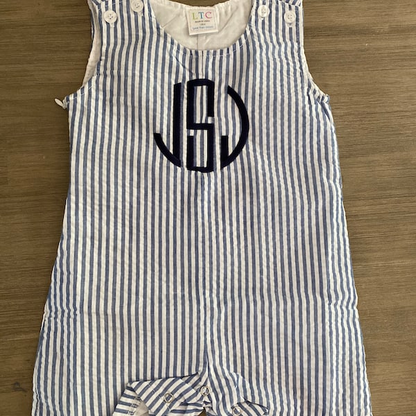 Boys Jon Jon, Baby Boy Summer Outfit, Baby Boy Jon Jon, Seersucker ...