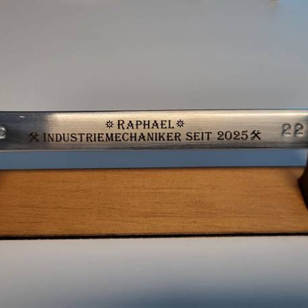 Engraved Wrench, Custom Engraved Text or Logo, Personalized Design ...