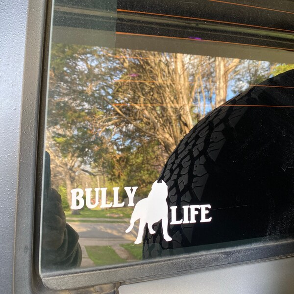 Pit Bull Pitbull Pibble Bully Life Decal Sticker | Pit Bull Decal for ...
