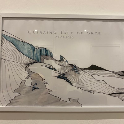 Munro Bagging Map of Scotlands Munros PRINTABLE Hiking Gift Modern Wall ...