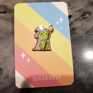Yer a Wizard Froggy Enamel Pin / Halloween, Frog, Dnd, Dungeons and ...