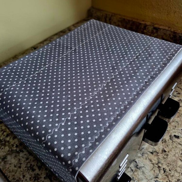 Grey Long-slot Toaster Cover by Toaster Huggee - Etsy