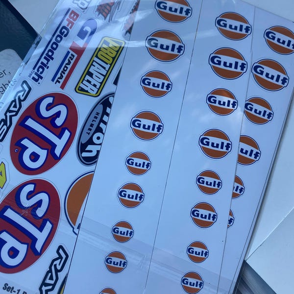 FREE SHIPPING 100+ Racing Decals Stickers Drag Race Nascar High Quality ...