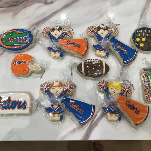 Customizable Cheerleading Cookies - One Dozen - Etsy