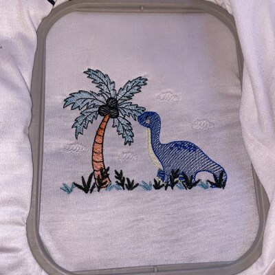 Dinosaur Embroidery Designs Dino Embroidery Design Machine Embroidery ...