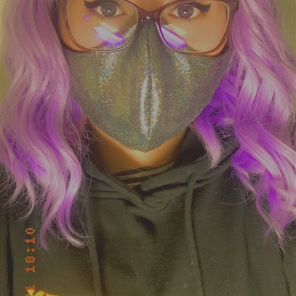 High Waist Sparkly Pink Swimsuit Set - Pink Metallic Glitter - Cynababy ...