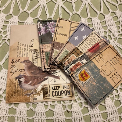 Handmade Journaling Pockets Pack of 5 - Etsy UK