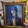 Gothic Skeleton Portrait Vintage Poster, Art Poster Print, Home Decor ...