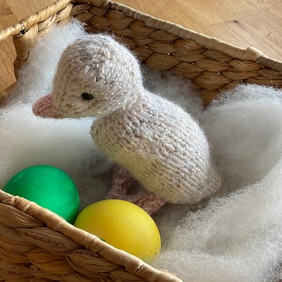 KNITTING PATTERN NEW Lucky Duckling (Instant Download) - Etsy