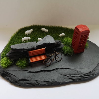 Natural SLATE Stone Rock Cave for Pleco Aquarium Fish Tank or Reptile ...