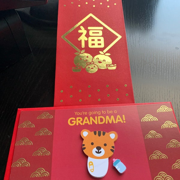 Good Fortune Lucky Red Envelopes, 福 'fu' - Red Pockets/packets/lai See ...