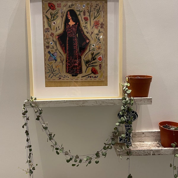 Palestinian Mosaic - Art Print | Palestine Art | Palestinian Women Art ...