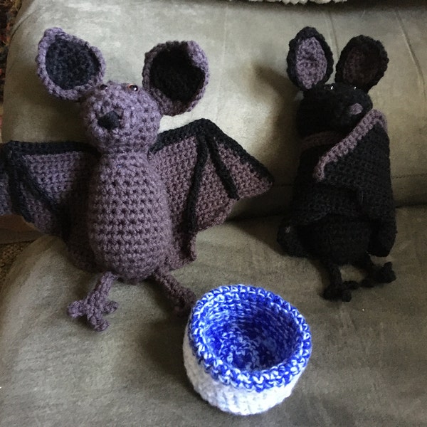 Betty the Fruit Bat Crochet Pattern, Crochet Bat Pattern, Bat Amigurumi ...