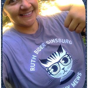 RBG CAT PATCH Iron-on Embroidered Patch | Etsy