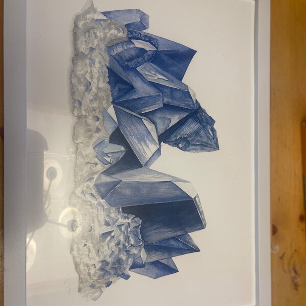 Ruby Print - Birthstone Art| Large Wall Art| July Birthstone| Red Ruby ...