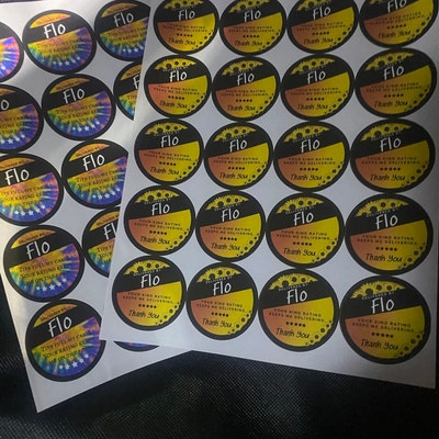 Uber Eats Delivery Stickers for Gig Workers. Custom Personalized Uber ...