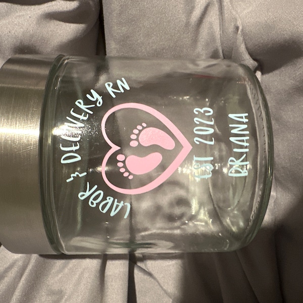 Birth and Delivery Tracking Jar With Beads- Personalized for Labor ...