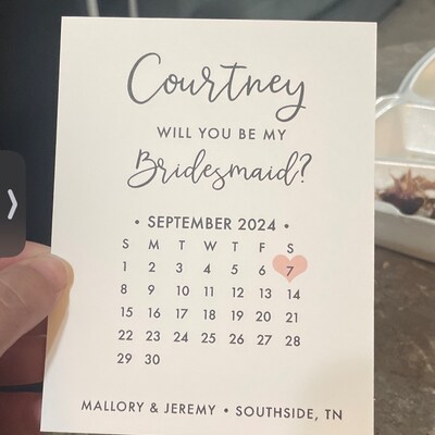 Cousin Bridesmaid Card Bridesmaid Proposal Card for Cousin - Etsy
