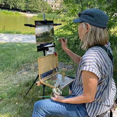 Harvard University Dunster House Clock Tower Watercolor Painting. A ...