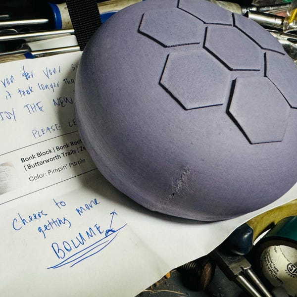 Bonk Block Hempcrete Onewheel Accessory Gift Butterworth Trails Zen ...