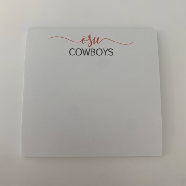 Personalized Sticky Notes With Initials and Custom Name // 3"x3" and 50 ...