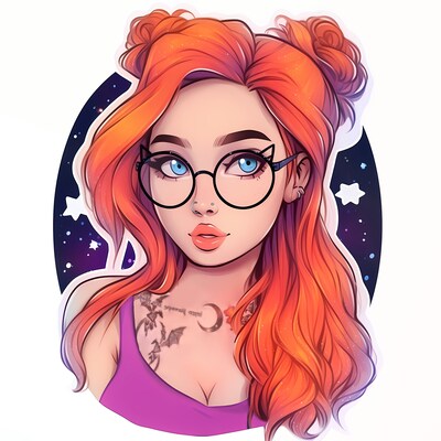 Premade Icon for Twitch Streamers and Social Media Beautiful ...