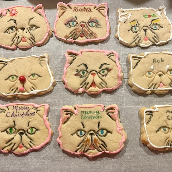 Persian Cat Cookie Cutter Cat Portrait Cutter for Cat Lovers or Persian Cat Owners - Etsy