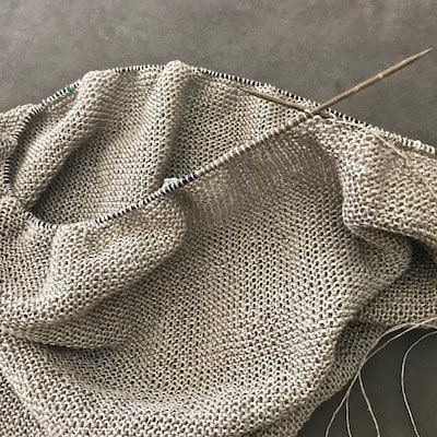 100% Linen Yarn on 500g 17.6oz Cone in Natural Flax Color, Not Dyed ...